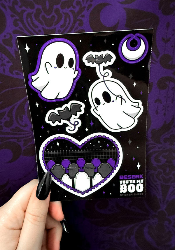 Beserk Clothing | You'Re My Boo Sticker Sheet | BESERK