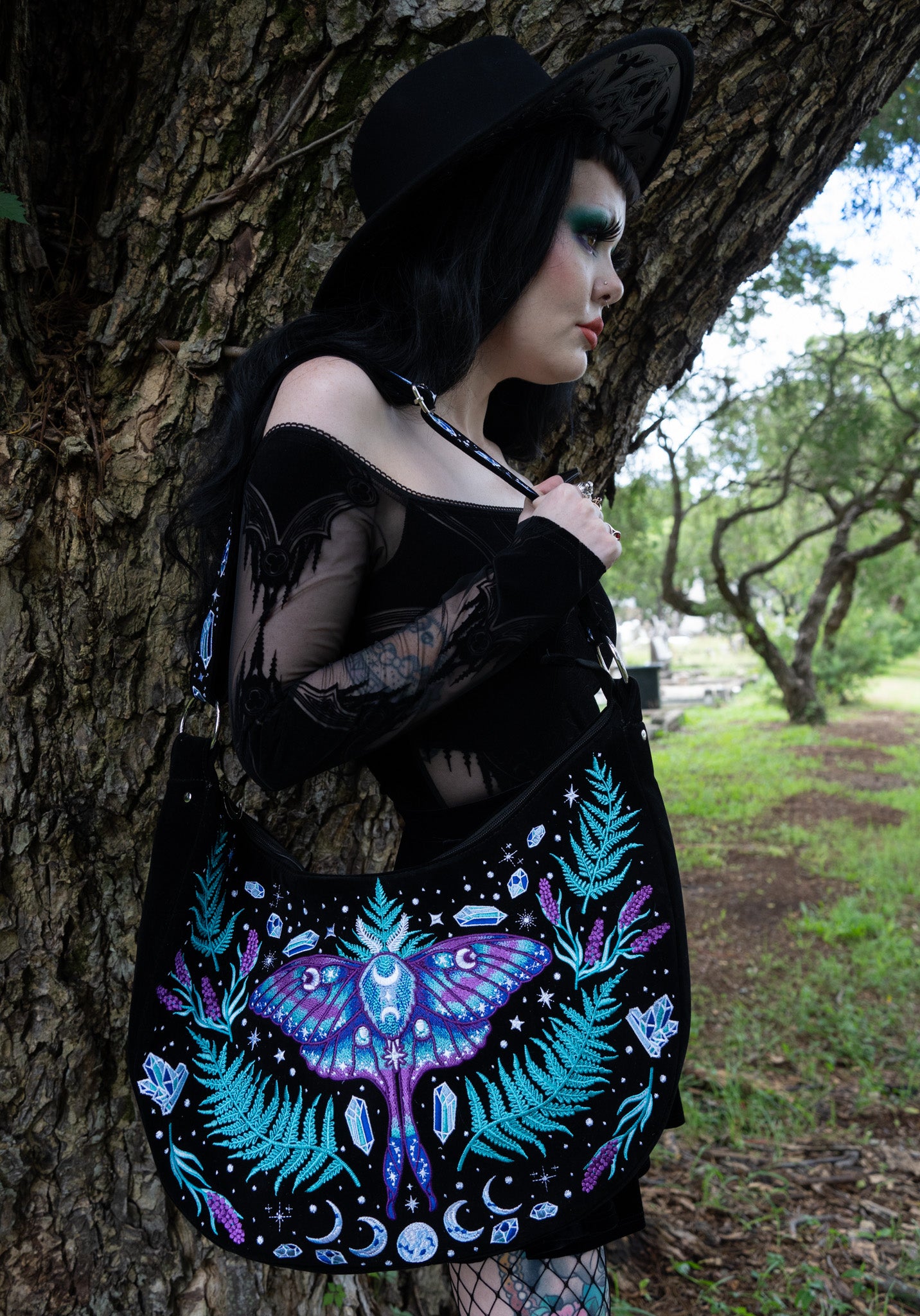 Restyle - Enchanted Forest Hobo Bag - Buy Online Australia