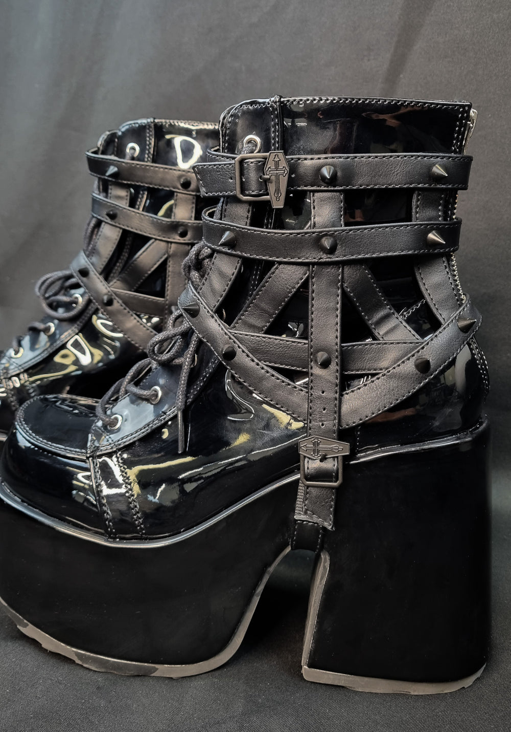Demonia | Spiked Cage Boot Harness* | BESERK Australia