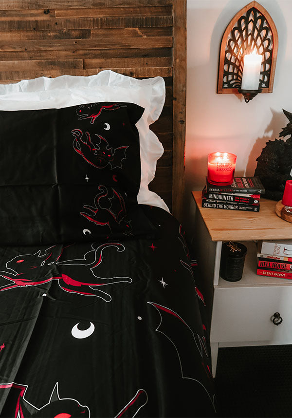 Home All Batty Cats | KING QUILT SET [COTTON]