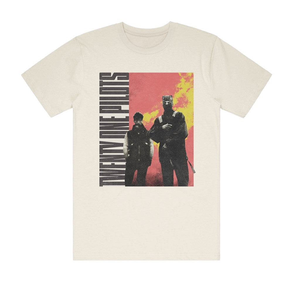 Twenty One Pilots Clancy Vertical Ecru T-Shirt