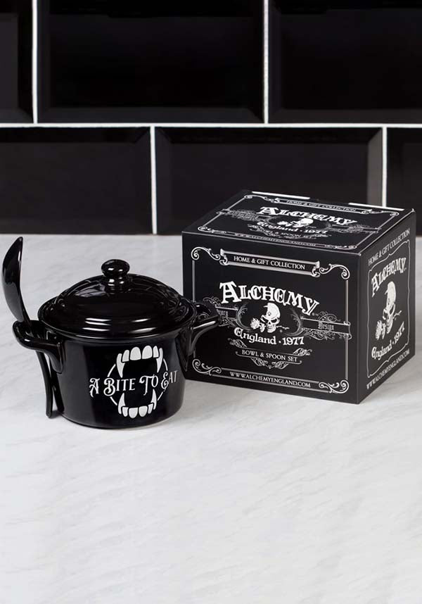 Alchemy Gothic - A Bite to Eat Bowl & Spoon - Buy Online Australia