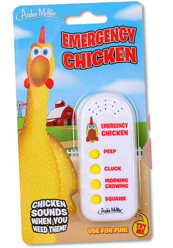 Archie Mcphee - Emergency Chicken Noisemaker - Buy Online Australia