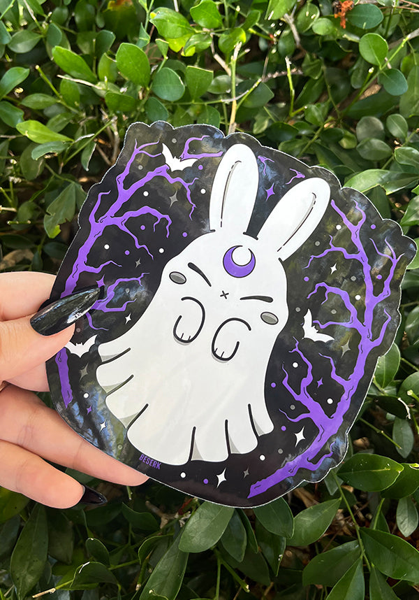 Beserk Clothing | Ghost Bunny Sticker | BESERK Australia