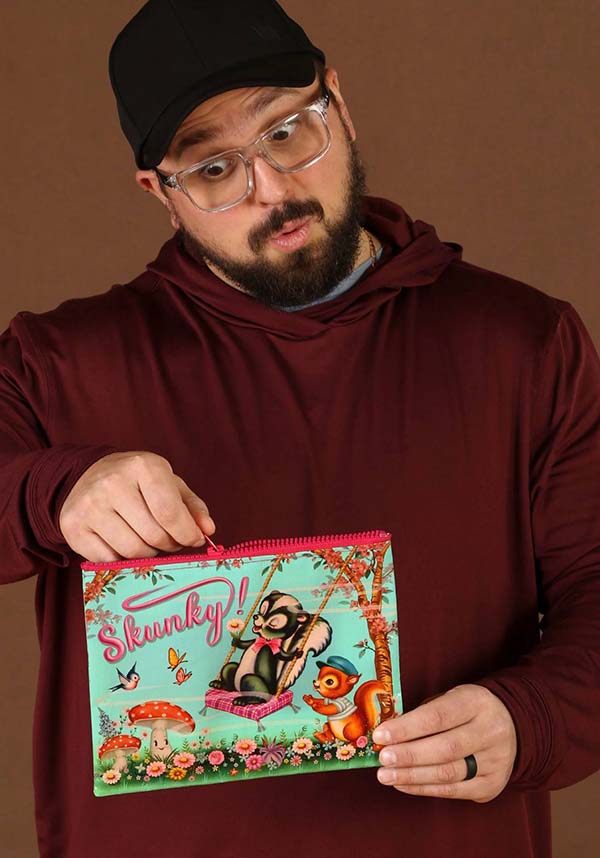 Home Accessories Handbags + purses Skunky | ZIPPER POUCH