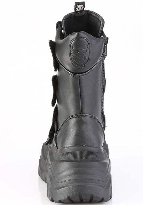 Demonia Shoes - ECHO-110 Black Boots - Buy Online Australia