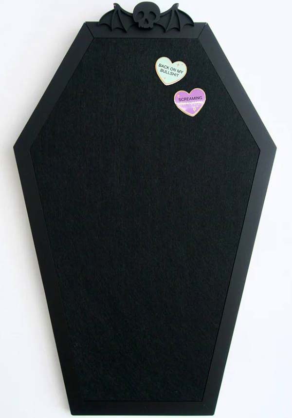 Edenki - Goth Coffin XL Pin Board - Online Australia