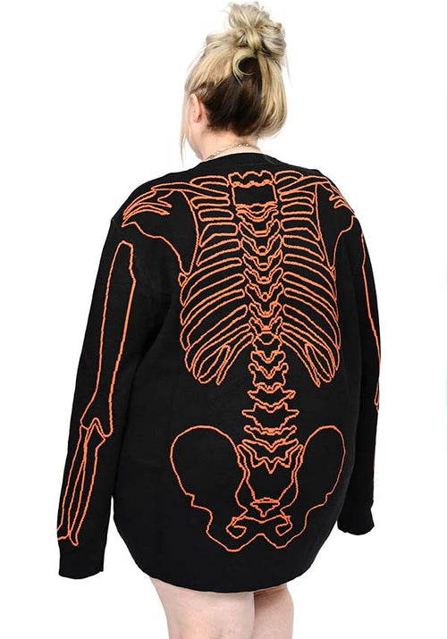 Foxblood | All Bones Skeleton Sweater* | BESERK Australia