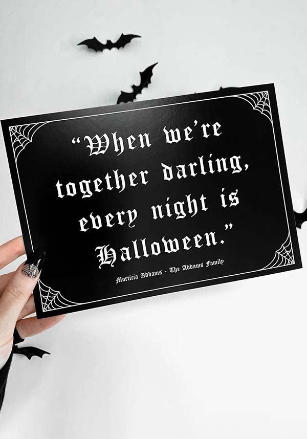 Ghosts Of October - Every Night Is Halloween A5 Print - Australia