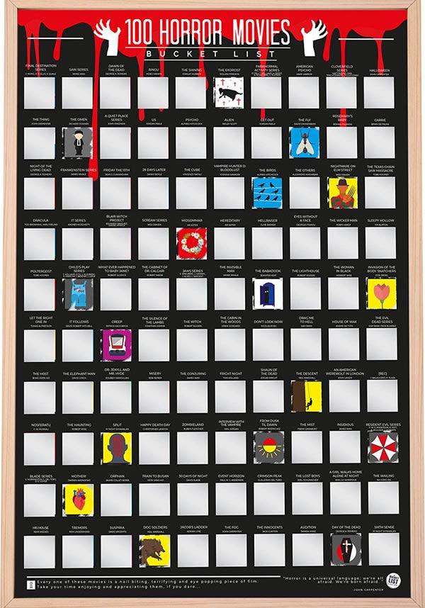 100 Dates Bucket List Scratch Poster - Wishupon