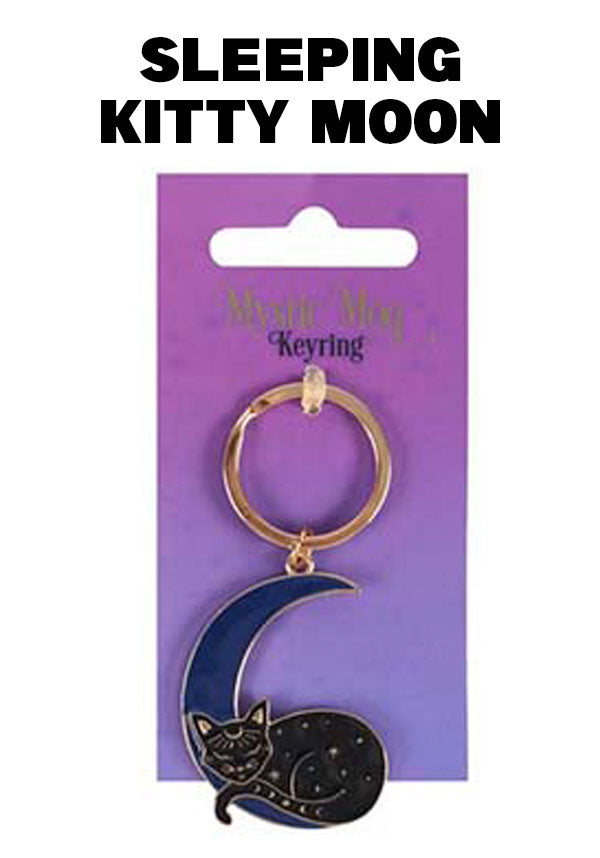 Gothic Gifts - Mystic Mog Cat Keyring - Buy Online Australia