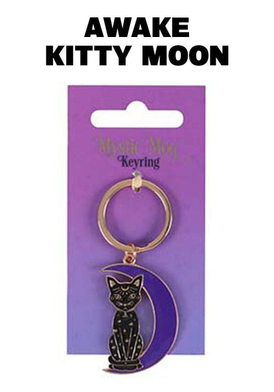 Gothic Gifts | Mystic Mog Cat Keyring* | BESERK Australia