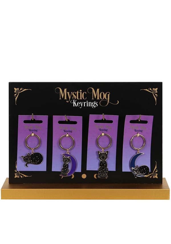 Gothic Gifts - Mystic Mog Cat Keyring - Buy Online Australia