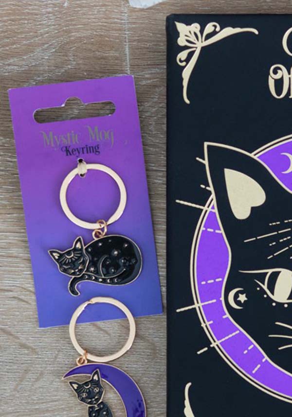 Gothic Gifts - Mystic Mog Cat Keyring - Buy Online Australia