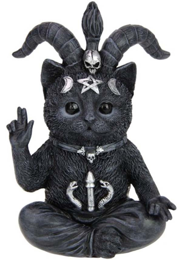 Gothic Gifts - Sitting Baphomet Cat - Buy Online Australia