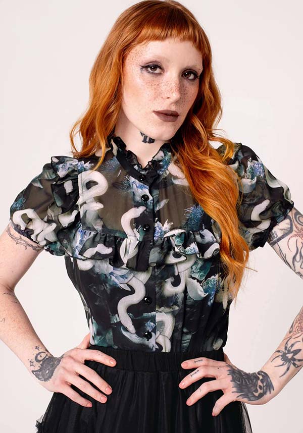 Hell Bunny | Serpent Top | BESERK Australia