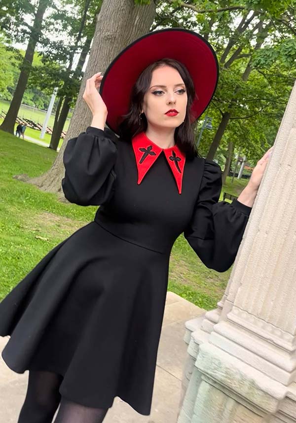 Katakomb - Baptism Red Collar Dress - Buy Online Australia