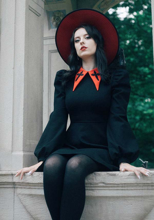 Katakomb - Baptism Red Collar Dress - Buy Online Australia