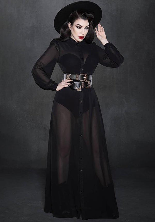 Katakomb - Dreamscape Black Maxi Dress - Buy Online Australia