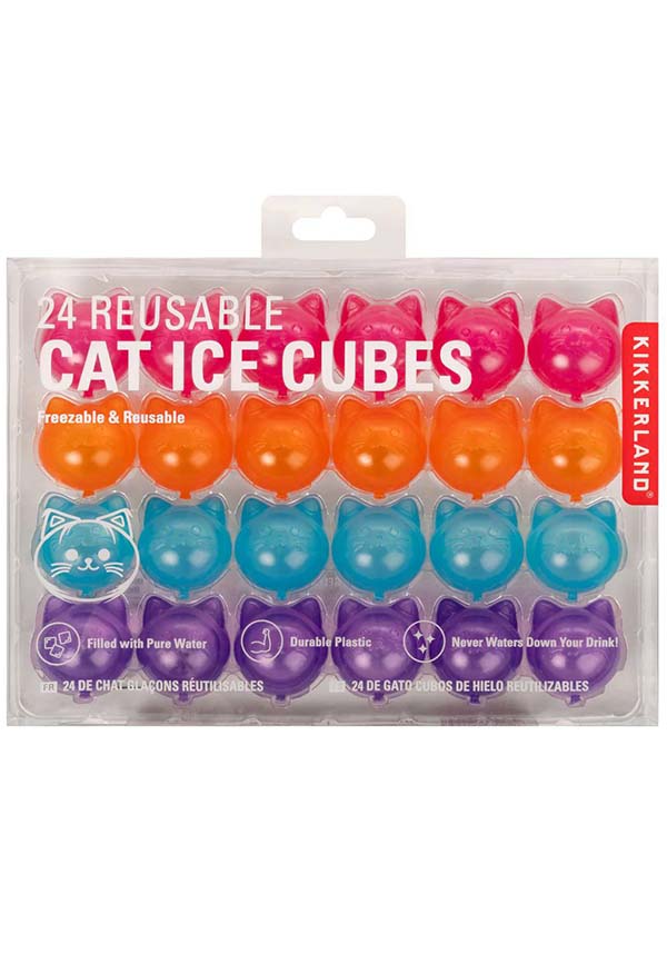 Kikkerland | Cool Cat Reusable Ice Cubes | BESERK Australia