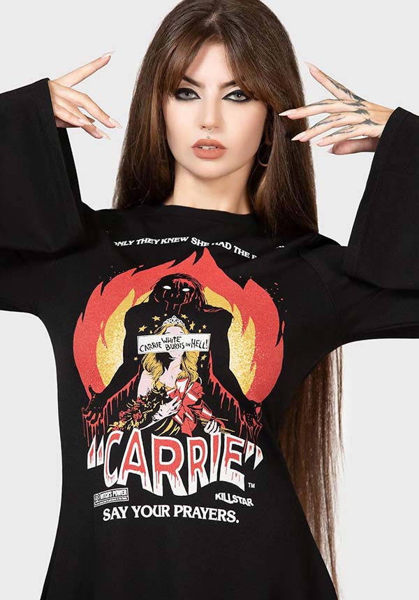 Killstar - Creepy Carrie Skater Dress - Buy Online Australia