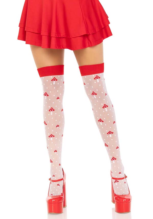 Leg Avenue Magic Mushroom Thigh Highs | Beserk