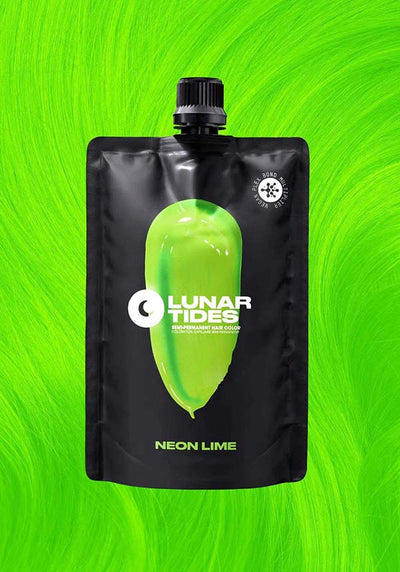 Lunar Tides - Neon Lime Hair Dye 236ml - Buy Online Australia