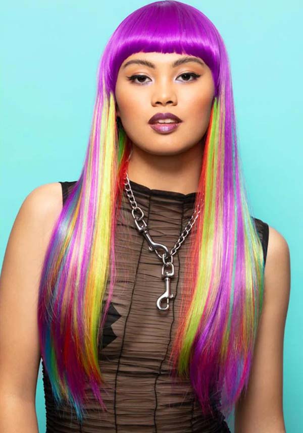 Manic Panic - Vivid Rainbow Downtown Diva Wig - Buy Online Australia