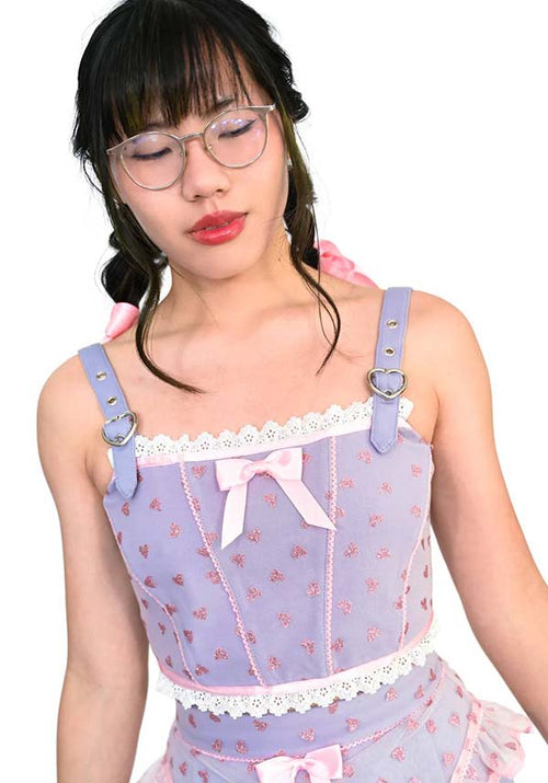 My Violet - Lucky Girl Lavender Crop Top - Buy Online Australia