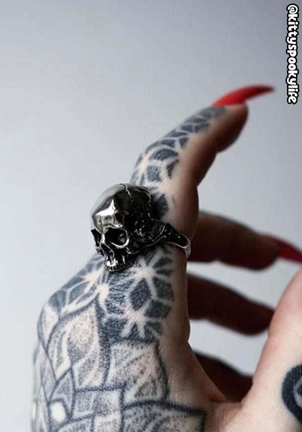 Mysticum Luna - Hel Skull Ring - Buy Online Australia