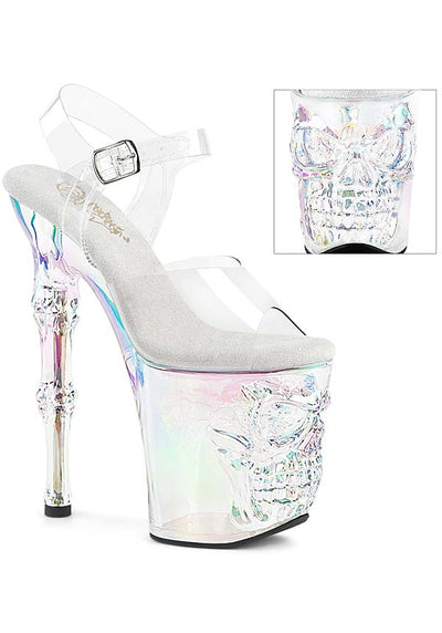 Pleaser - RAPTURE-808HT Clear Platform Heels - Australia