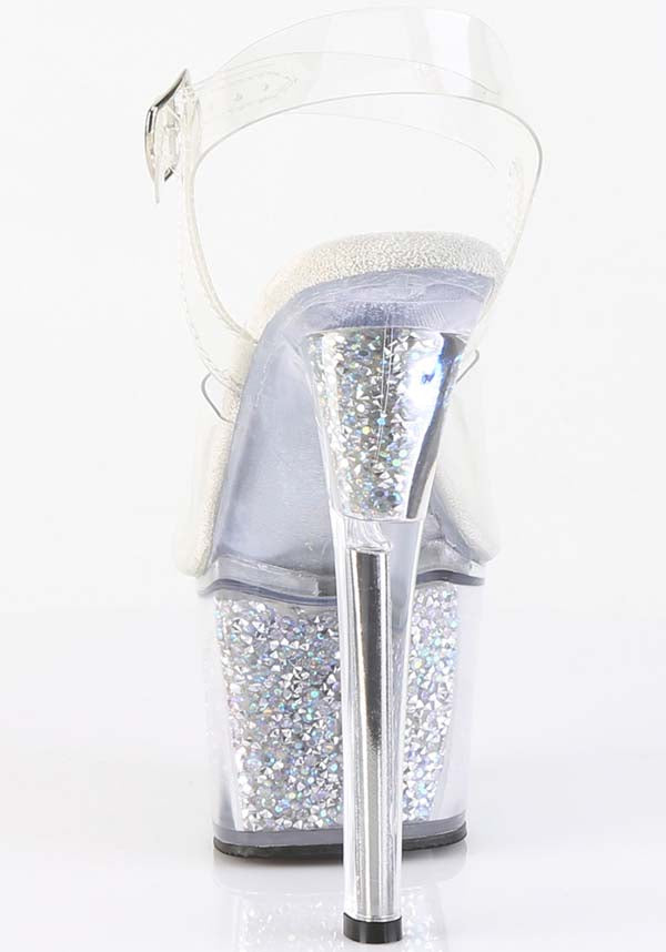 Home Shoes Our fave shoe brands Pleaser SKY-308RSI [Clear] | PLATFORM ...