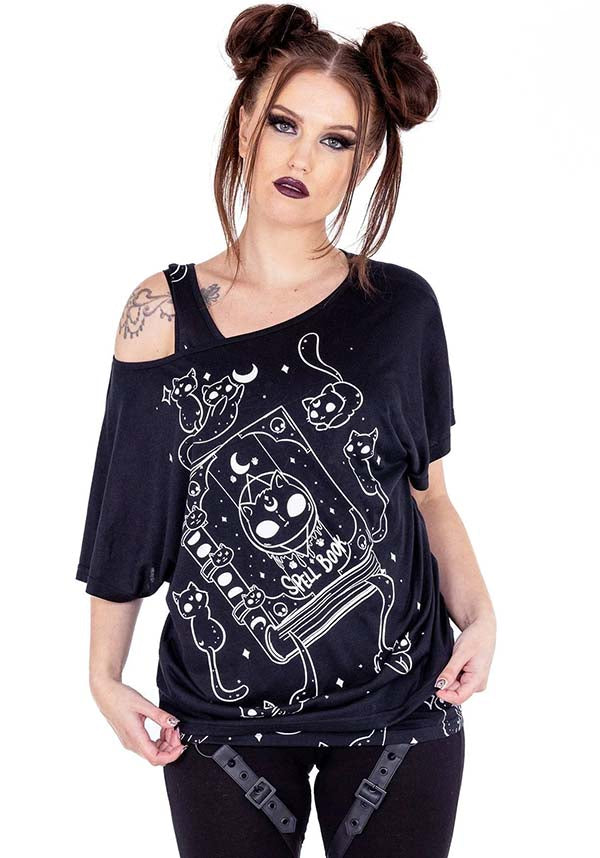 Poizen Industries - Kitty Spellbook Top - Buy Online Australia