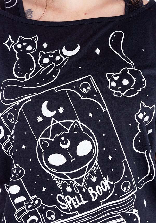 Poizen Industries - Kitty Spellbook Top - Buy Online Australia