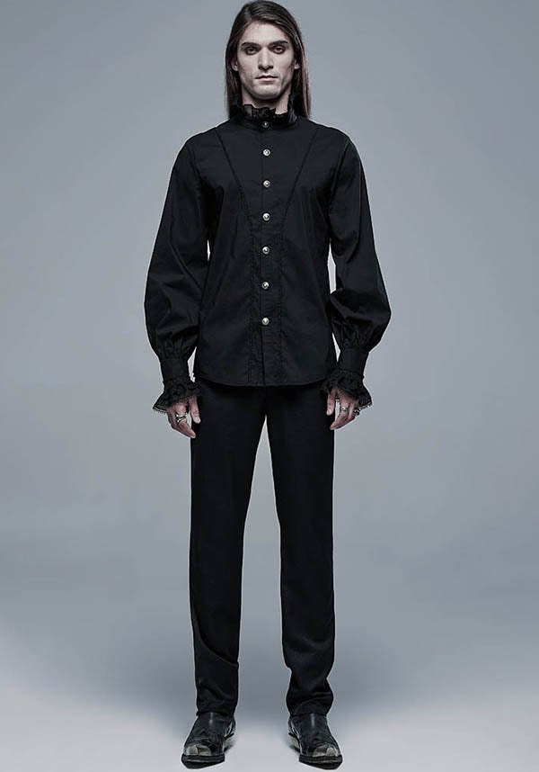 Home Clothing Mens Mens clothing Chlorine [Black] | BUTTON-UP SHIRT