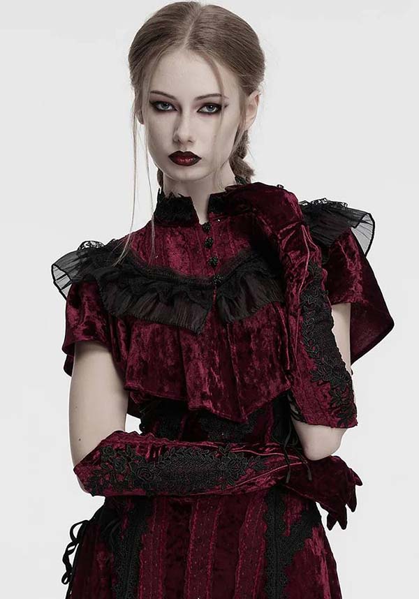 Punk Rave - Crimson Countess Red Gloves - Online Australia