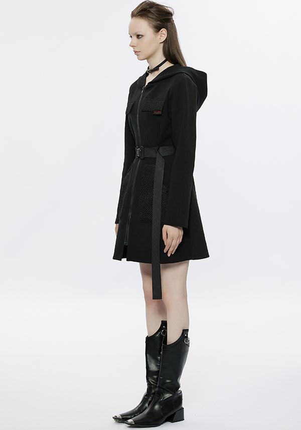Punk Rave - Dark Techwear Coat Dress - Buy Online Australia