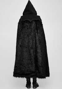 Punk Rave - Gothic Witch/Warlock Long Fur Cloak - Buy Online Australia