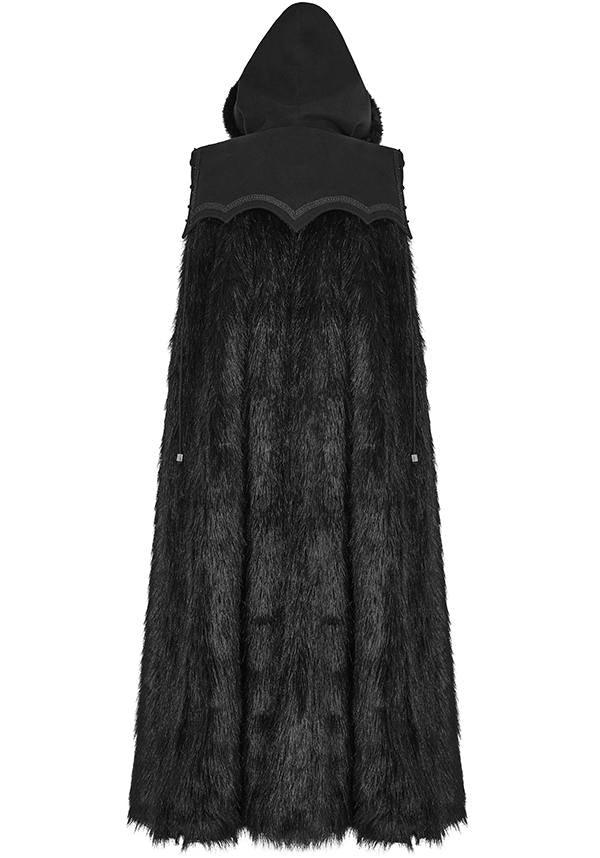 Punk Rave - Gothic Witch/Warlock Long Fur Cloak - Buy Online Australia