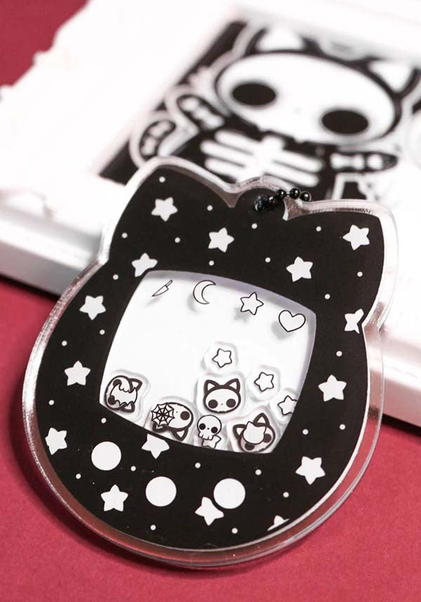 Pvmpkin Art - Omen Tamagothi Shaker Keychain - Australia