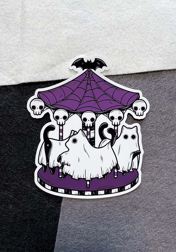 Pvmpkin Art - Scary-Go-Round Sticker - Buy Online Australia