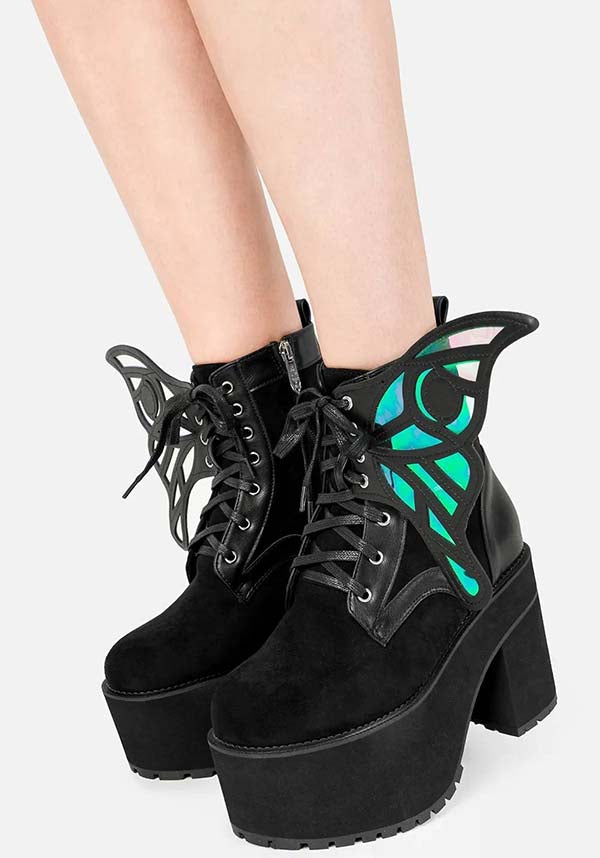 Restyle - Nocturne Winged Boots - Buy Online Australia