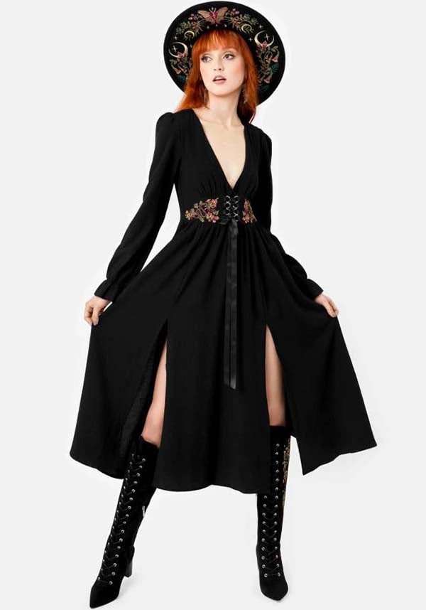 Restyle | Poisoned Petal Midi Dress | BESERK Australia