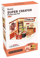 Rolife | Panda Hot Pot Diy Miniature House | BESERK