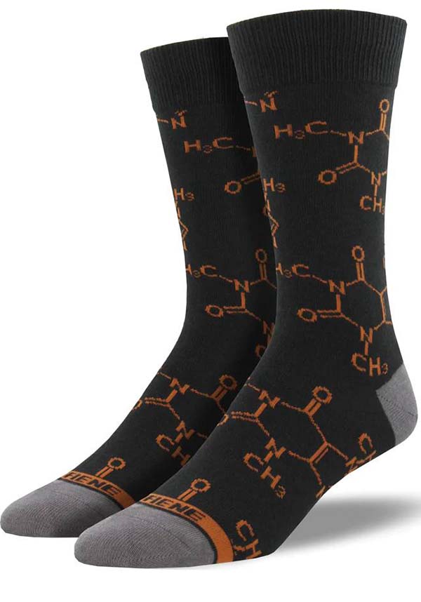 Socksmith - Caffeine Molecule Socks Mens - Buy Online Australia